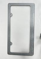 China Slim Personalized Carbon Fiber License Plate Frame Twill Gloss for sale