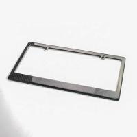 China Bmw Audi Carbon Fiber License Plate Frame Slim Line  Car License Plate Holder for sale