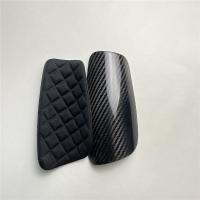 China Football Shin Guard Holder Carbon Fiber 3K Twill Basic Protection Shin for sale