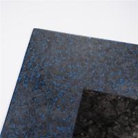 China Thin Solid Carbon Fiber Sheet Blue Black 6.0mm 8.0mm 10.0mm for sale