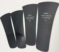 China Custom Soccer Carbon Fiber Shoe Insoles 3k Twill Matte Carbon Fiber Plate  1.0mm 0.8mm for sale