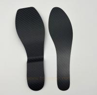 China Custom Soccer Carbon Fiber Shoe Insoles 3k Twill Matte Carbon Fiber Plate  1.0mm 0.8mm for sale