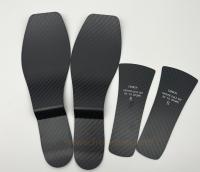 China Custom Soccer Carbon Fiber Shoe Insoles 3k Twill Matte Carbon Fiber Plate  1.0mm 0.8mm for sale