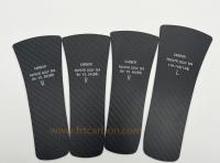 China Custom Soccer Carbon Fiber Shoe Insoles 3k Twill Matte Carbon Fiber Plate  1.0mm 0.8mm for sale