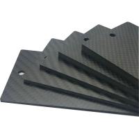 China 1mm 2mm 2.5 Mm 3mm 4mm 5mm 6mm 100 Carbon Fiber Sheet Laminated Twill Weave for sale
