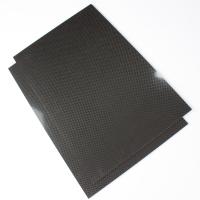 China Cfrp Sheet Glossy Black Carbon Fiber Sheet 3mm  200x300mm for sale