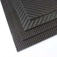 China Cfrp Sheet Glossy Black Carbon Fiber Sheet 3mm  200x300mm for sale