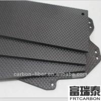 China 100% Pure Ultra Thin Carbon Fiber Sheets Rigid Twill Weave 1.5mm for sale