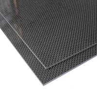 China 3k Carbon Fibre Board Composite Panel 1mm Fiber Laminated Cfrp Sheets 400x500mm for sale