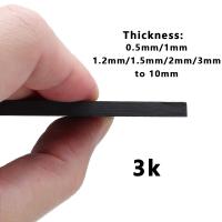 China 2mm 1mm Lightweight Fibre Sheets Guitar Thin Carbon Fiber Cloth for sale