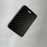 China Carbon Fiber Machining Service Business Card Print CNC Cutting Frames Part For RC Car Shin Card for sale