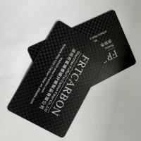 China Carbon Fiber Machining Service Business Card Print CNC Cutting Frames Part For RC Car Shin Card for sale