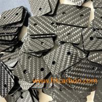 China Carbon Fiber Machining Service Business Card Print CNC Cutting Frames Part For RC Car Shin Card for sale