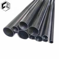 China 8mm 10mm Carbon Fiber Square Pipe Carbon Fiber Rectangular Tube Wholesale for sale