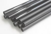 China Carbon Fiber Telescopic Tube High Strength Carbon Fiber Tubing Pole Pipe  Frt for sale