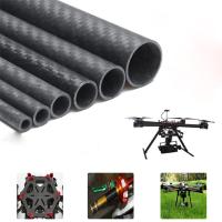 China 4 5 6 Carbon Fiber Tube Large Dimension High Strength Carbon Fiber Rod Manufacturer for sale