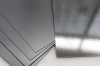 China 600*1000mm High Strength 3K Plain Glossy Carbon Fiber Sheet for sale