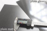 China Light Weight and High Strength 600*600mm 3K Plain Matte Carbon Fiber Sheet for sale