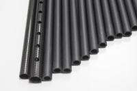 China Small OD Round Composite Carbon Fiber Tube Booms 9mm 10mm 11mm 12mm 14mm 15mm 16mm for sale