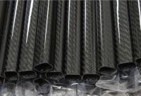 China 10mm Carbon Fiber Square Tube 20mm Hot Press Moulding for sale