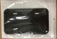 China 100 Carbon Fiber License Plate Frame With Cover for sale