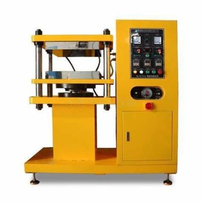 China 25 Ton Plate Vulcanizer Rubber Vulcanizer Machine With Electric Heating for sale