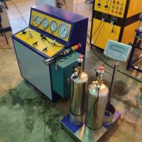 China Gas Cylinder Hydrostatic Pressure Testing Machine For Long Term Pipe Burst Test for sale