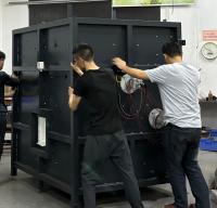 China 10kw Small Scale Fire Resistance Tester Furnace For Fireproof Coating Of Steel Structure for sale