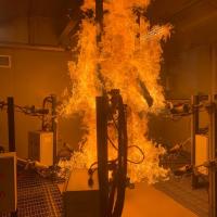 China ASTM F1930 Human Body Model Evaluation Flame Retardant Clothing Fire Protection Performance Tester for sale