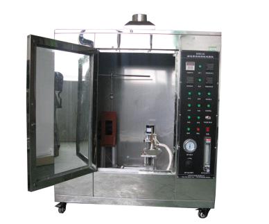 China Conveyor Belt Vertical Burning Testing Machine Uses A Small-Scale Flame (Gas Blowtorch/Alcohol Blowtorch) Test Method To Evaluate The Response Of Conveyor Belts In Fires for sale