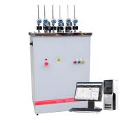China Heat Distortion And Vicat Softening Point Temperature Tester (Micro-Controlled) Mainly Used For The Determination Of Heat Deformation And Vicat Softening Point Temperature Of Polymer Materials for sale