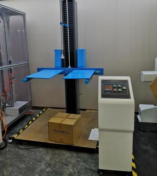 China Double-Arm Drop Testing Machine Is Used To Test The Damage To Product Packaging Caused By Drops And To Assess The Impact Resistance During Transportation And Handling for sale