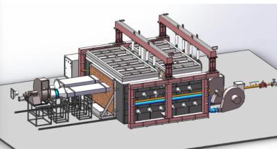 China Medium Specification Fire Resistance Test Furnace Comply with ISO834-1 ASTM E119 for sale
