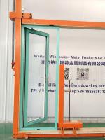 China Modern Design Commercial Aluminum Double Glass Swing Door for Shop for sale