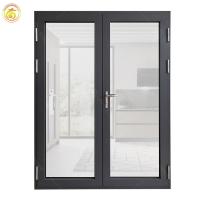 China Aluminum Door and Window Frosted Glass Aluminum Glass Swing Door for sale