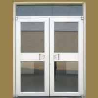 China Modern Shop Storefront Doors Aluminum Front Entry Doors Fiberglass Exterior Large Glass Door for sale