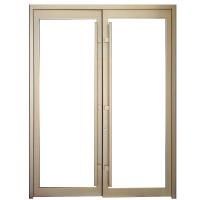 China Modern Shop Storefront Doors Aluminum Front Entry Doors Fiberglass Exterior Large Glass Door for sale