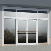 China House Front Main Double Door Design Aluminium Shop Front Door for sale