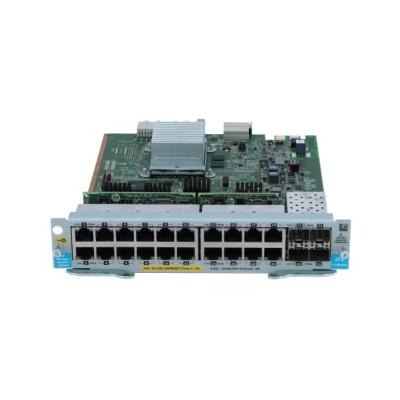 China J9990A HPE Aruba Networking 20port 10/100/1000BASET PoE+ 4port 1G/10GbE SFP+ MACsec v3 zl2 Module for sale