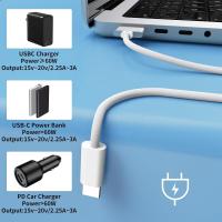 China 140W Type C Magnetic 3 Cable MacBook Pro 2021 M1 MacBook Air 2022 M2 MacBook Pro 2023 Fast 5A Charging Nylon Braid Charging PVC for sale