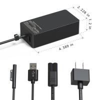 China Factory Selling 15V 8A 127W Power Charger 1932 127w for Microsoft Surface Book 3 15