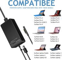 China Portable 127W 15V 8A AC Power Supply Adapter Fast Charger for Surface Book 3 Surface Pro Laptop Studio Output 5v/1a for sale