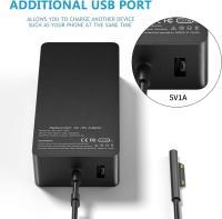 China Portable 127W 15V 8A AC Power Supply Adapter Fast Charger for Surface Book 3 Surface Pro Laptop Studio Output 5v/1a for sale