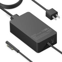 China High Quality 65W 15V 4A AC Adapter Power Supply for Microsoft Surface Pro7 Book Laptop Charger QC3.0 PD3.0 Function Made ABS for sale