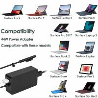China High Quality 65W Surface Pro Charger for Microsoft Surface Pro 9 8 7+,7 6 5 4 3 X Windows Surface Laptop5,4,3,2,1 44W 36W Laptop for sale