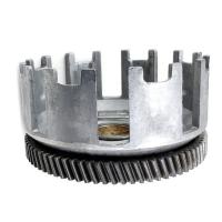 China Black Steel Clutch Housing Cover for BAJAJ RE Tuk Tuk Competitive Advantage in Design for sale
