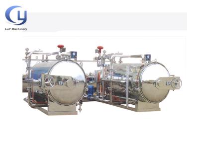 China SUS304 Stainless Steel Retort Food Sterilization Autoclave - 0.25-4.0 m³ Capacity, 143℃ Max Temperature for sale
