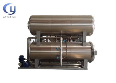 China SUS304 Stainless Steel Autoclave Retort Sterilizer with Double Safety Interlocking - 0.25-4.0 m³ Capacity, 143℃ Max Temperature for sale