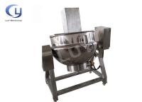 China Removable Stainless Steel Steam Jacketed Kettle 100-500L Capacity with 380V Three-Phase Power and Automatic Mixing for sale