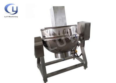 China Removable Stainless Steel Steam Jacketed Kettle 100-500L Capacity with 380V Three-Phase Power and Automatic Mixing for sale